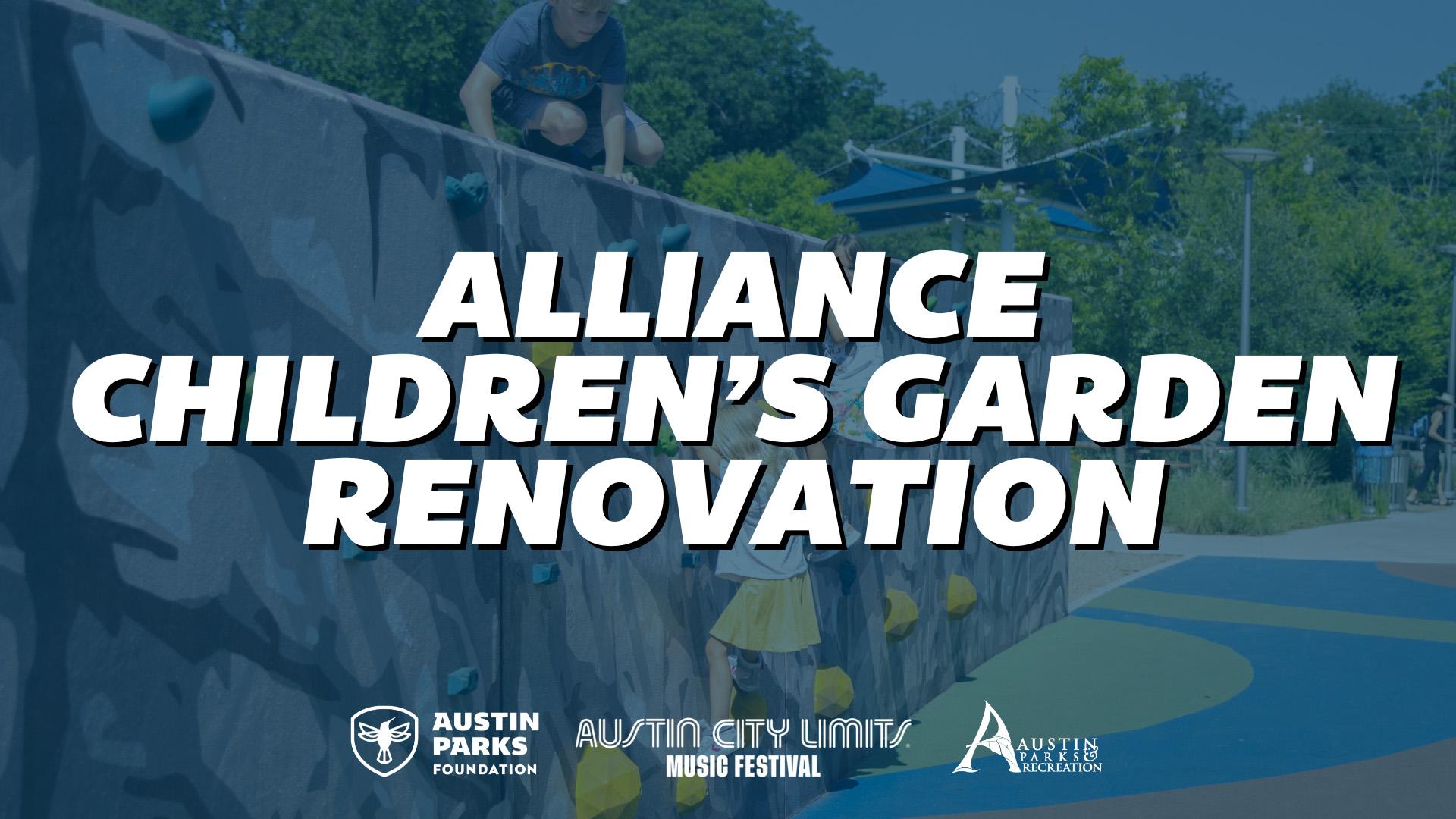 ACL Funds In Action - Alliance Children's Garden - Austin Parks Foundation